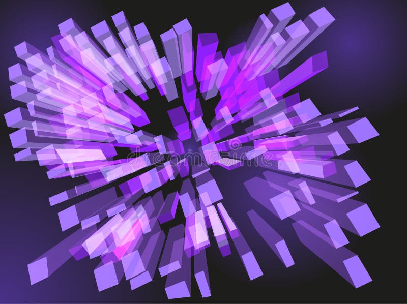 Purple Perspective Design for Any Purposes - Abstract Vector Background ...