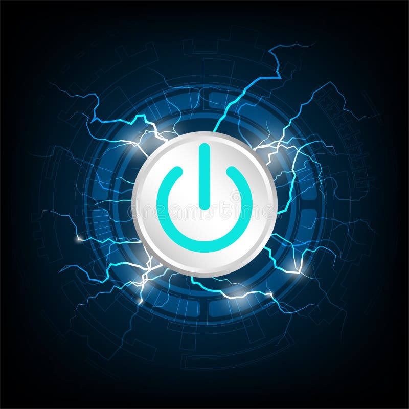 Vector technology switch. stock vector. Illustration of creative - 96357632