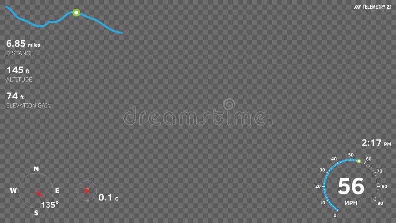 Vector Telemetry Overlay Stock Illustrations – 8 Vector Telemetry ...