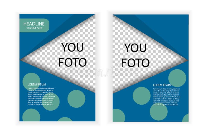 Vector Template Banner Size A4 Stock Vector - Illustration of brochure ...