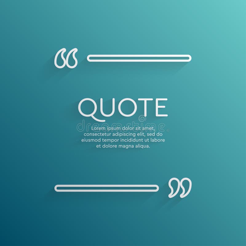 Quotation Lines Stock Illustrations – 413 Quotation Lines Stock ...