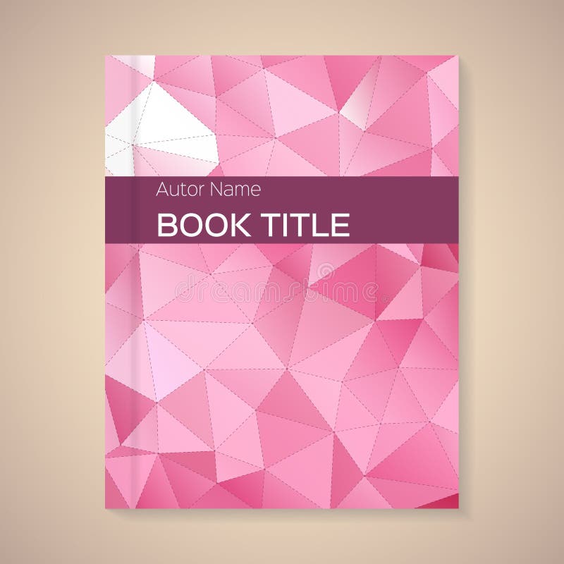 Vector Template for Book Title Stock Vector - Illustration of ...