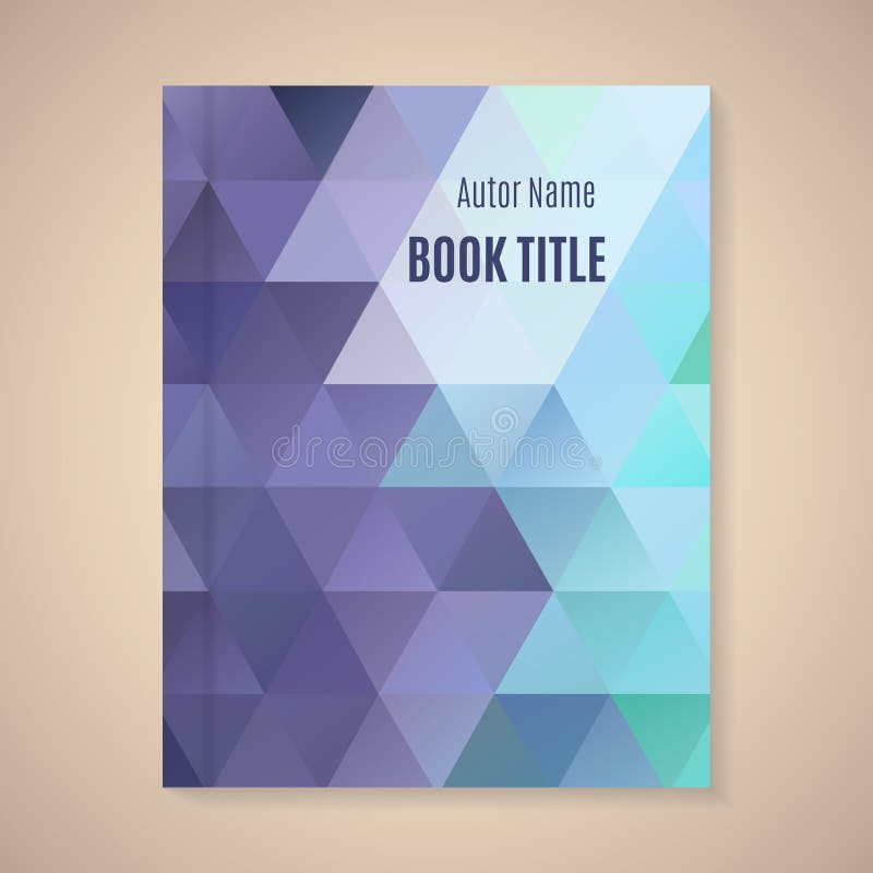 Vector Template for Book Title Stock Vector - Illustration of design ...