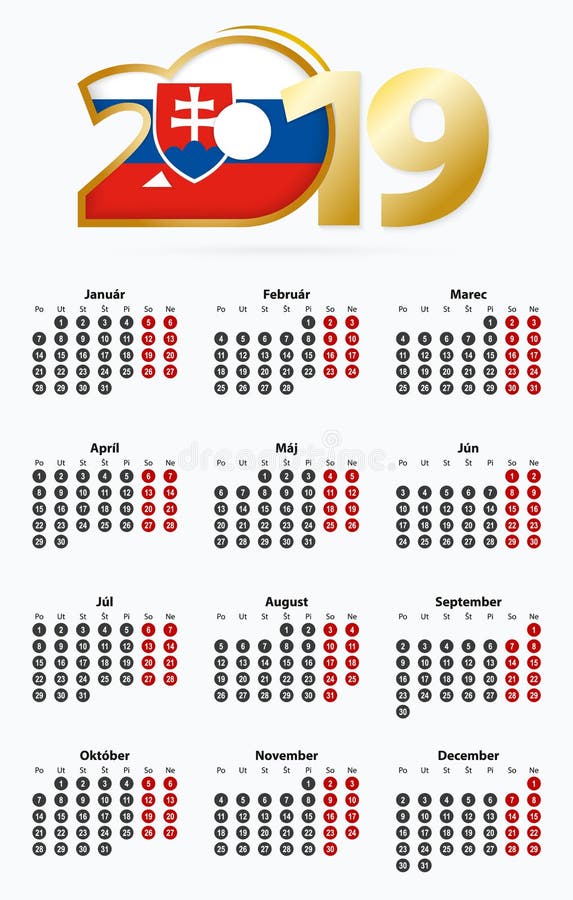 Calendar in Slovak Language for Year 2020, 2021, 2022, 2023, 2024, 2025 ... Calendar in Slovak Language for Year 2020, 2021, 2022, 2023, 2024, 2025 ...