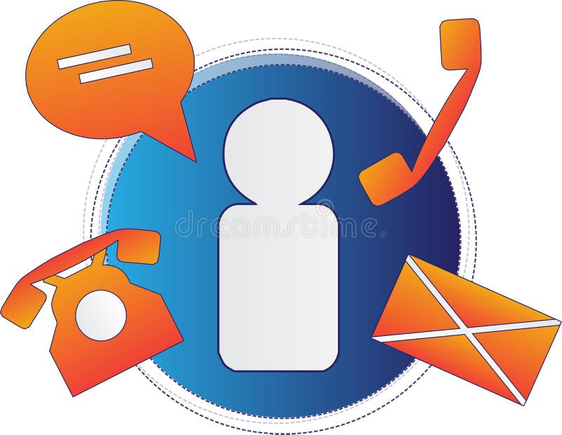 Business communication stock vector. Illustration of vector - 35041839