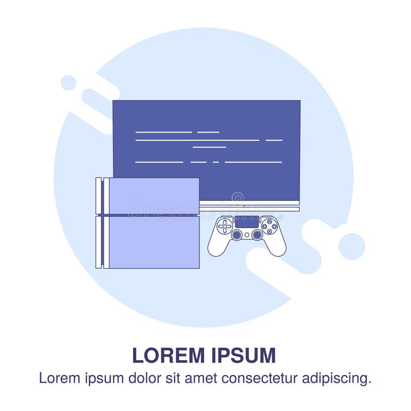 Template Console Games Setup Stock Illustrations – 5 Template Console ...
