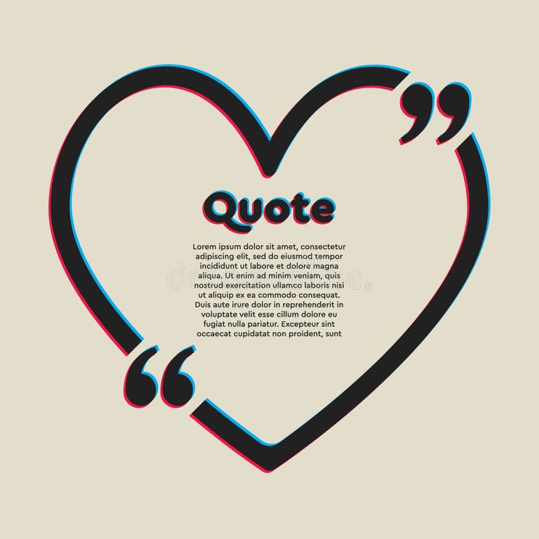 Quote Heart Bracket Stock Illustrations – 115 Quote Heart Bracket Stock ...