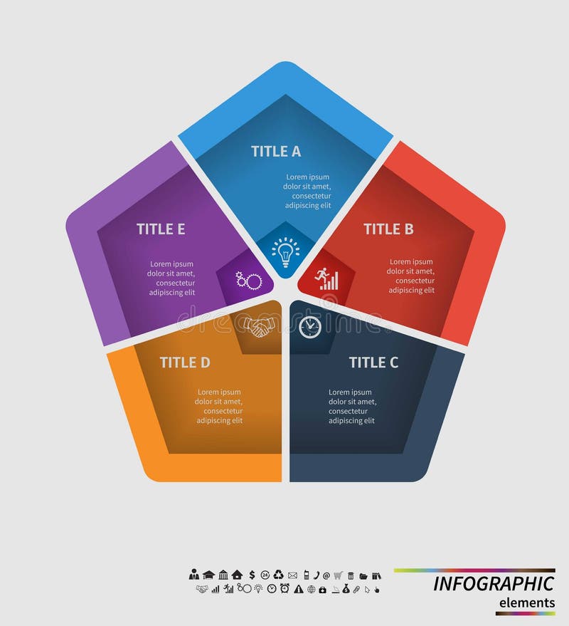 Vector Template for Cycle Diagram, Graph Stock Vector - Illustration of ...