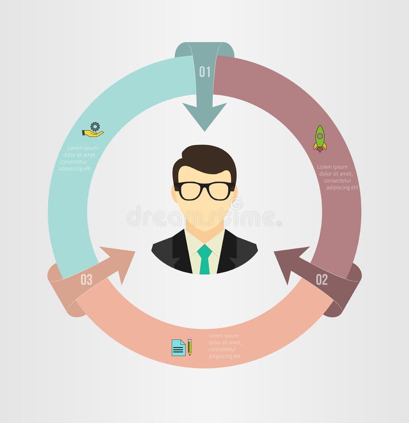 Vector Template for Cycle Diagram, Graph, Presentation and Round Chart ...