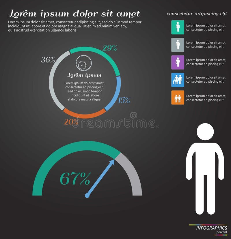 Vector Template for Cycle Diagram, Graph Stock Vector - Illustration of ...
