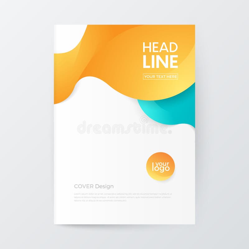 Vector Template for Design Cover of Business Brochures, Flyers ...