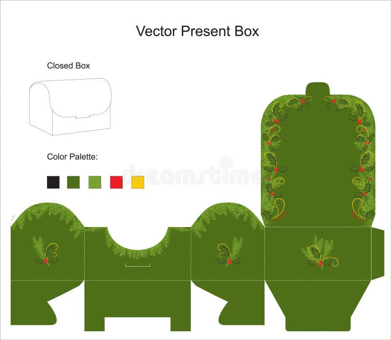 Gift box template stock vector. Illustration of gift - 26401587