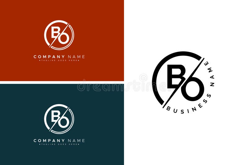 Vector Template for Initial Letter BO Logo - Elegant Monogram Logo for ...