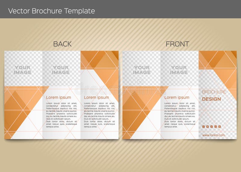 Vector Template for Leaflet Stock Vector - Illustration of brochure ...