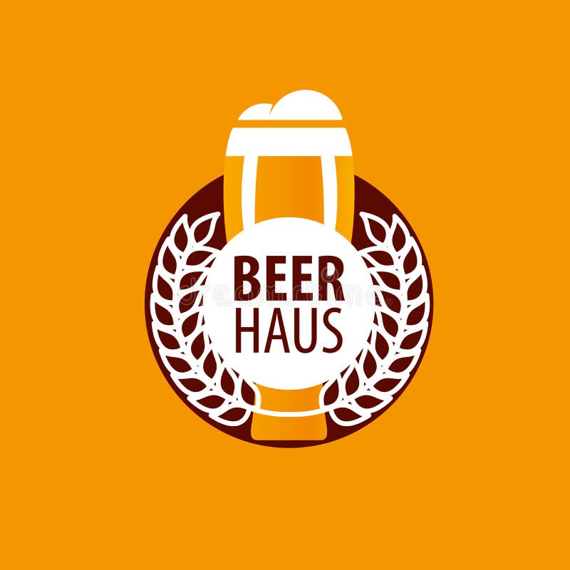 Vector beer logo stock vector. Illustration of brewery - 126378645