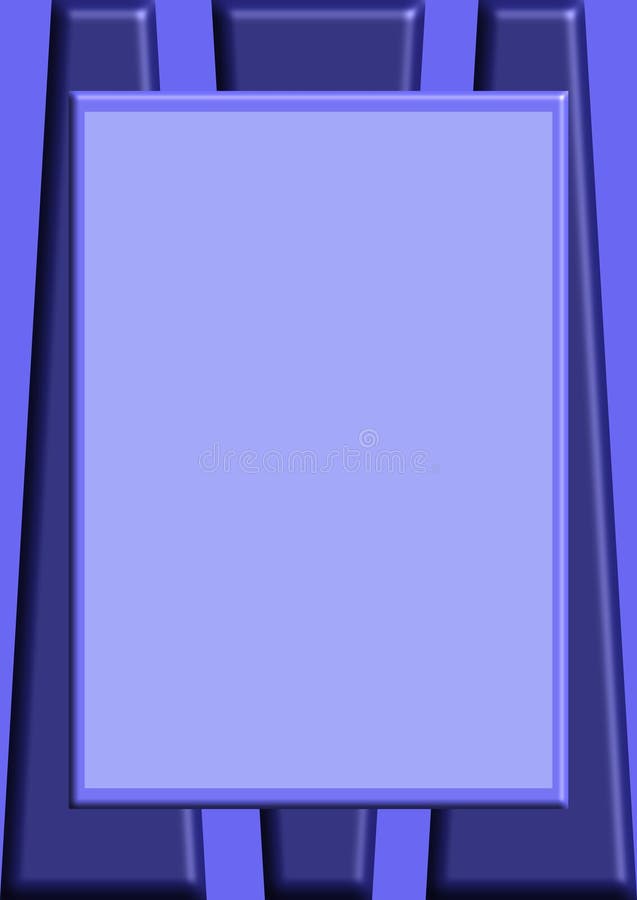 Vector Template To Fill in Text in Blue Tones Stock Illustration ...