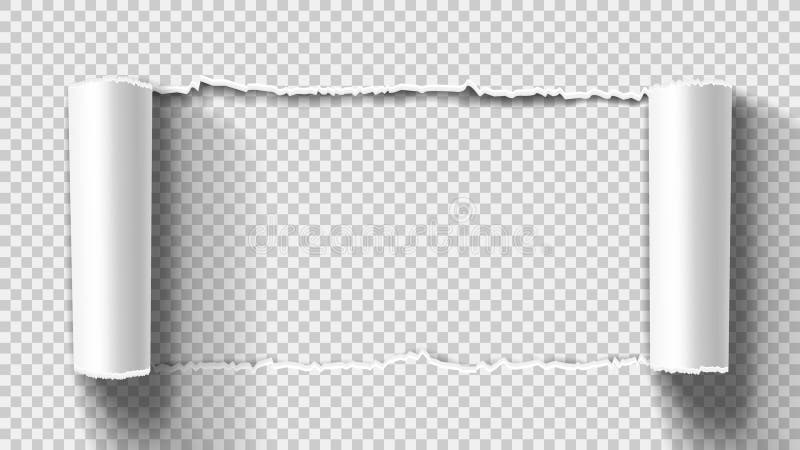 Vector Template of Torn Paper Stock Vector - Illustration of texture ...