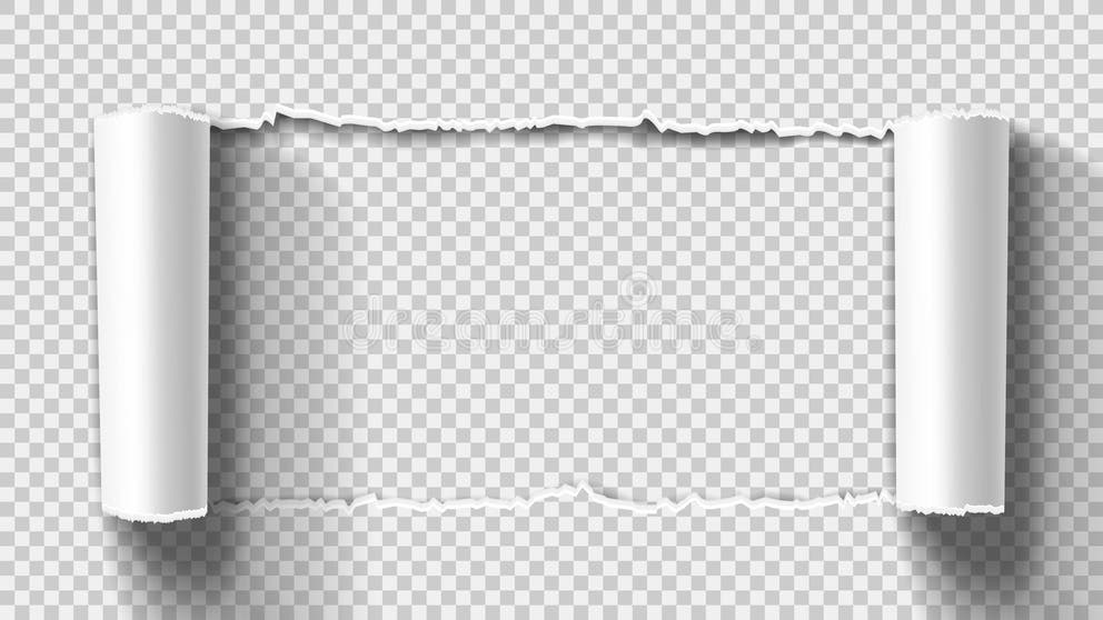 Vector Template of Torn Paper Stock Illustration - Illustration of ...