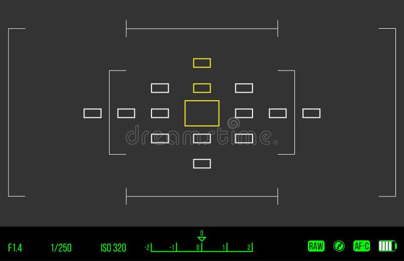 Vector Template for Your Design. Camera Viewfinder. Focusing Screen of ... Vector Template for Your Design. Camera Viewfinder. Focusing Screen of ...