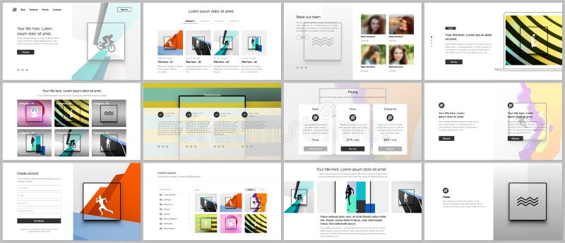 Vector Templates for Website Design, Presentations, Portfolio ...