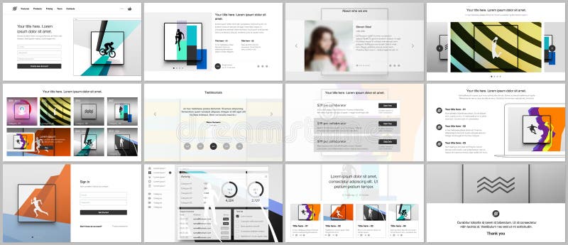 Vector Templates for Website Design, Presentations, Portfolio ...