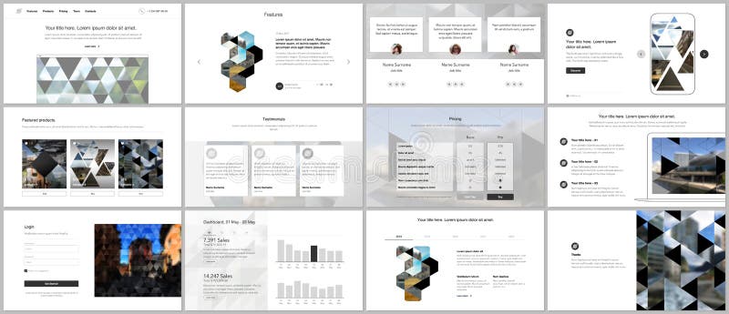 Vector Templates for Website Design, Presentations, Portfolio ...