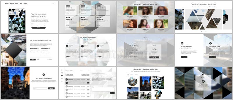 Vector Templates for Website Design, Presentations, Portfolio ...