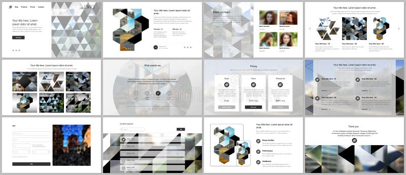 Vector Templates for Website Design, Presentations, Portfolio ...
