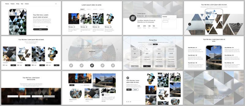 Vector Templates for Website Design, Presentations, Portfolio ...