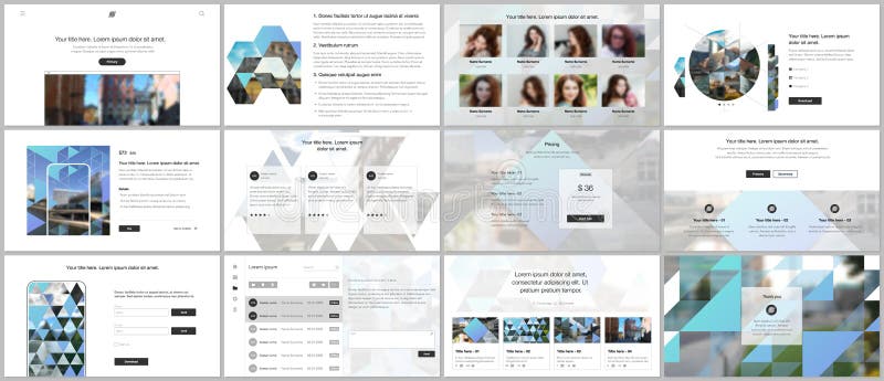 Vector Templates for Website Design, Presentations, Portfolio ...