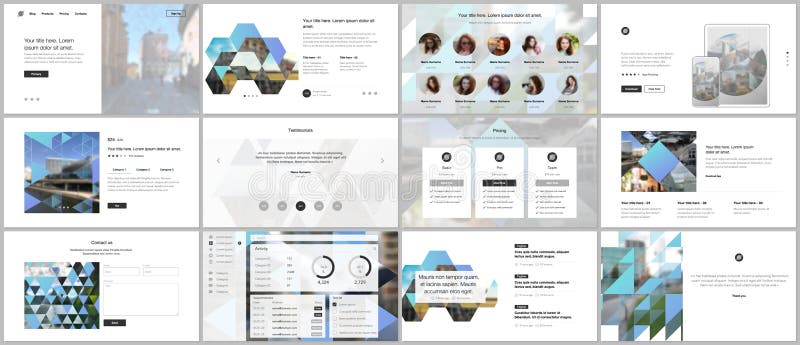 Vector Templates for Website Design, Presentations, Portfolio ...