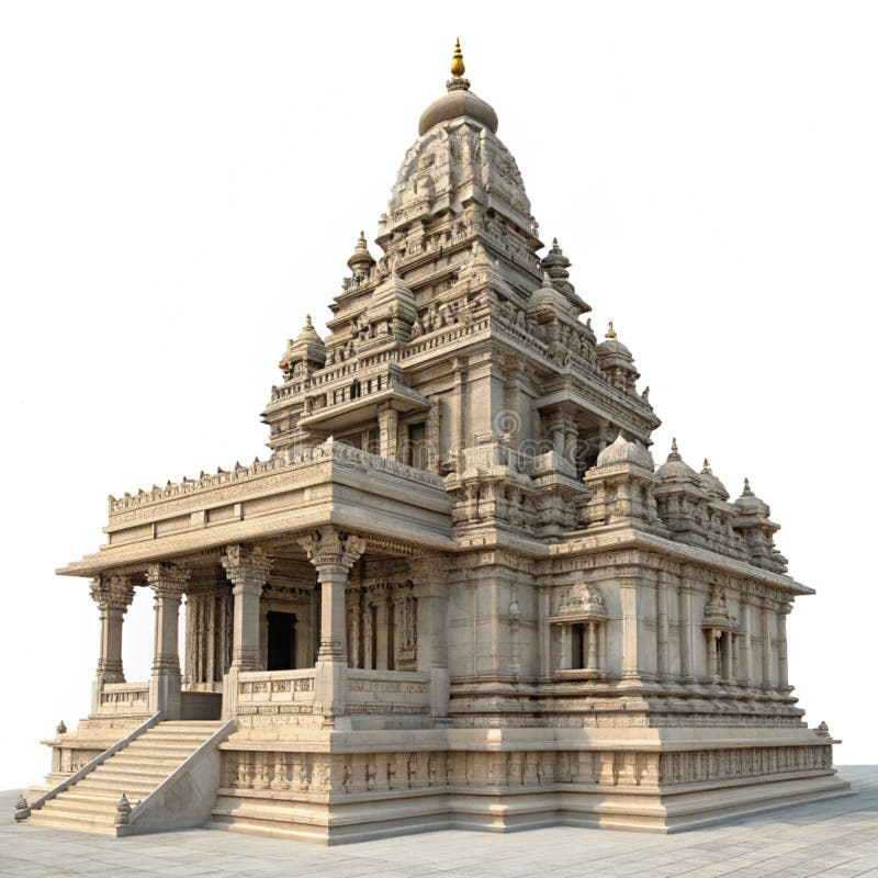 Vector Temple Image on Transparent Background Stock Illustration ...