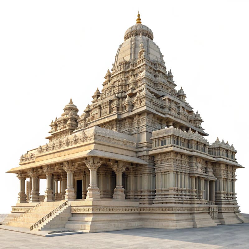 Vector Temple Image on Transparent Background Stock Illustration ...