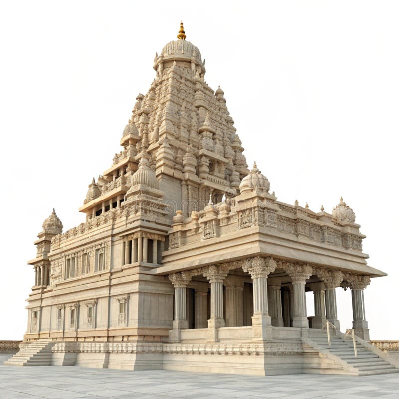 Vector Temple Image on Transparent Background Stock Illustration ...