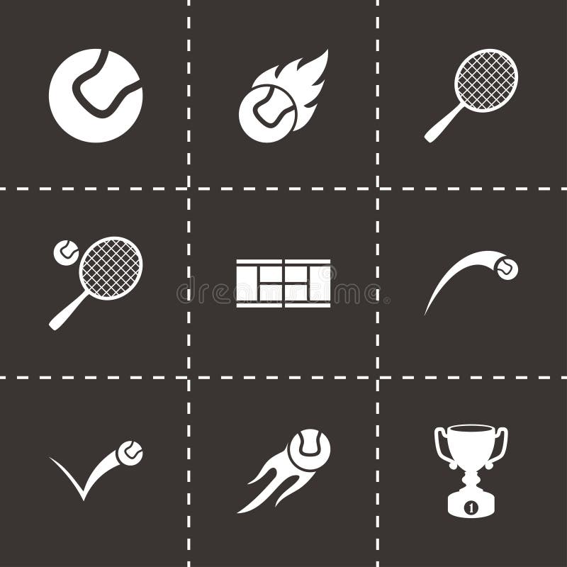 Vector of Tennis Player Hitting Backhand Shot Stock Vector ...