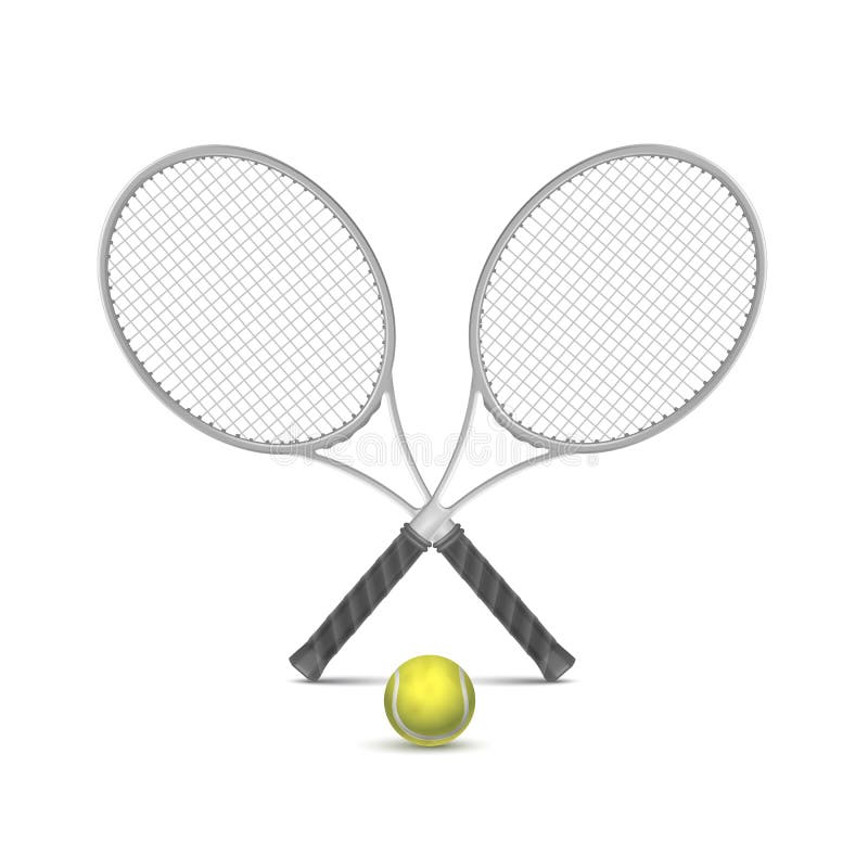 Vector Set of Tennis Sport Labels in Vintage Style. Tennis Balls and ...