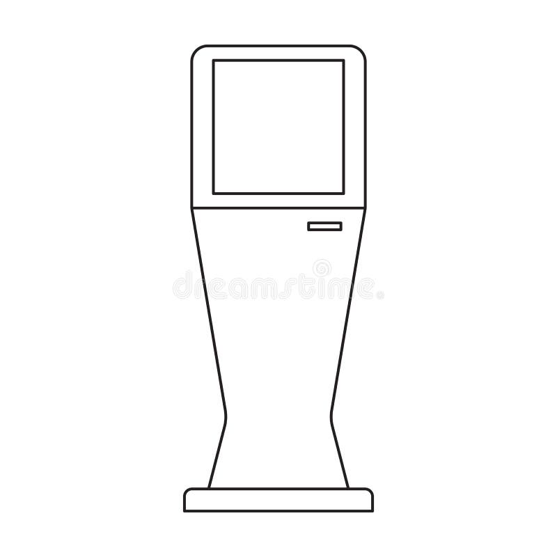 Vector Terminal Icono Vector Icono Aislado Sobre Fondo Blanco Terminal ...