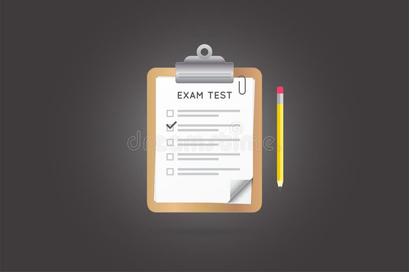 Vector Test or Exam Icon. Can Be Used As Logo Stock Vector ...