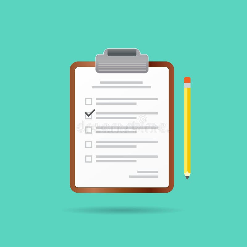 Vector To-Do List or Checklist Icon. Can Be Used As Logo Stock Vector ...