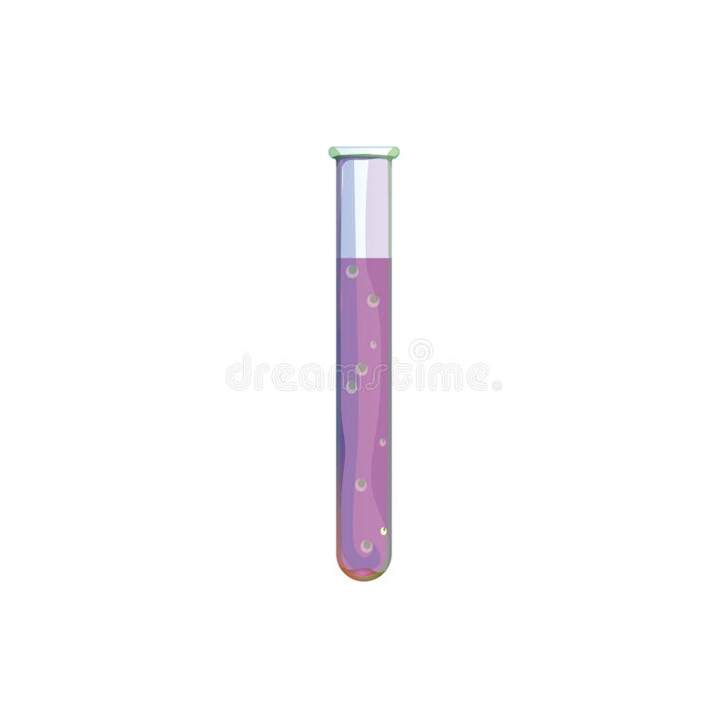 Vector Test Tubes Filled with Blue Substance Stock Vector ...