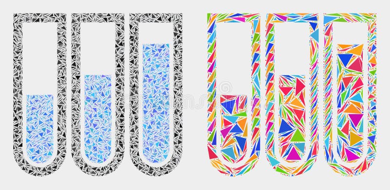 Triangle Test Tube Exclamation Mark Stock Vector - Illustration of ...