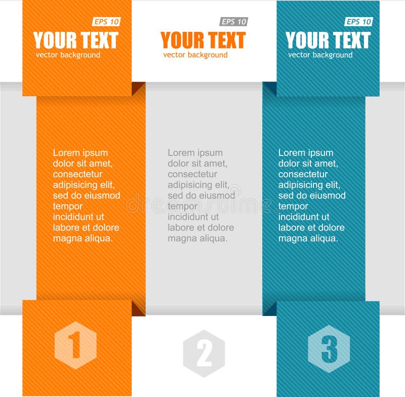 Vector Text Boxes, Infographics Options Banner Stock Vector ...
