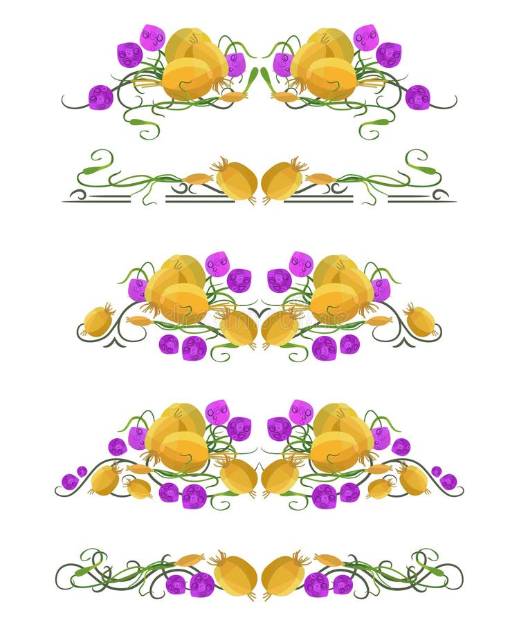 Garlic Seeds Origami Style Stock Illustrations – 6 Garlic Seeds Origami ...