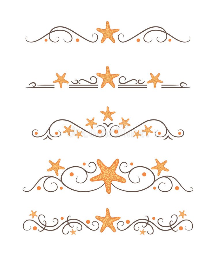Vector Text Dividers with Dark-blue Winter Snowflake Stock Vector ...