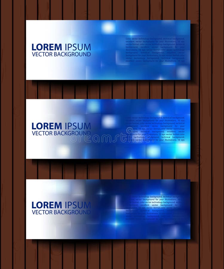 Vector Textural Banners in Grunge Style. Eps 10 Stock Vector ...