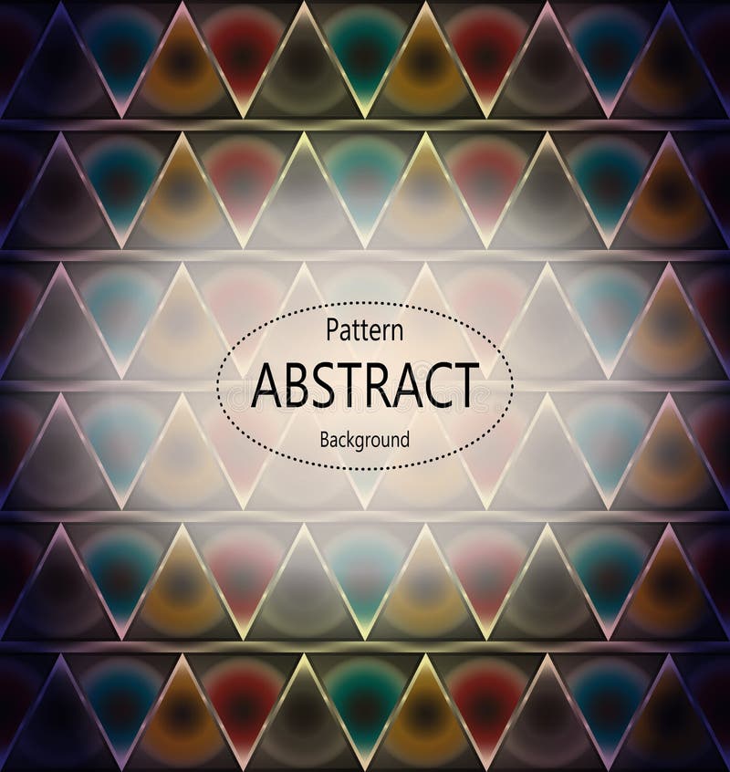 Vector Texture Background 3d Oval and Triangle Abstract Textile Stock ...
