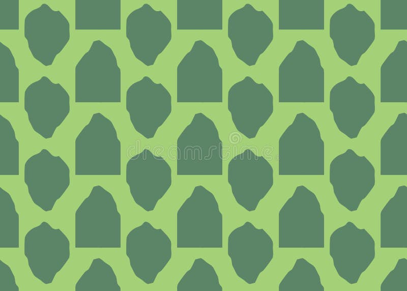 Vector Texture Background, Seamless Pattern. Hand Drawn, Green Colors ...
