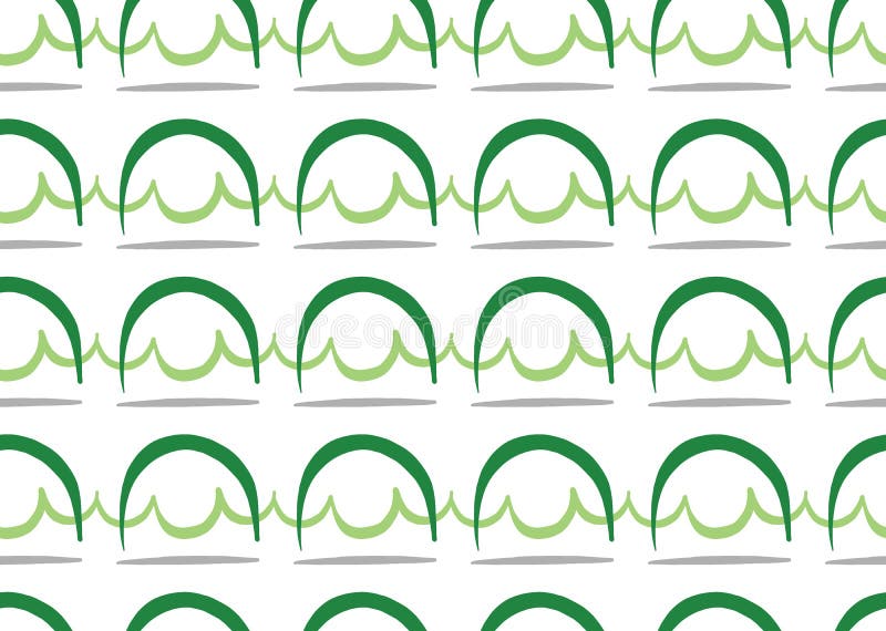 Vector Texture Background, Seamless Pattern. Hand Drawn, Green, Grey ...