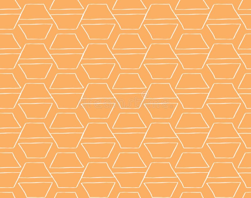 Vector Texture Background, Seamless Pattern. Hand Drawn, Orange, White ...