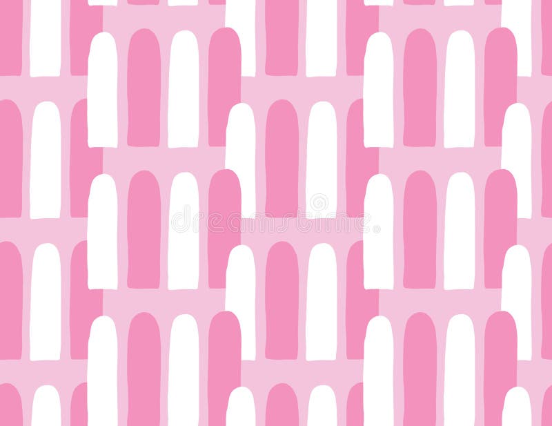 Vector Texture Background, Seamless Pattern. Hand Drawn, Pink, White ...